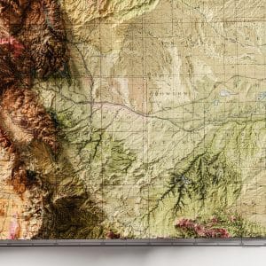 Colorado Map-3D Relief Map Of Colorado-Geoartmaps
