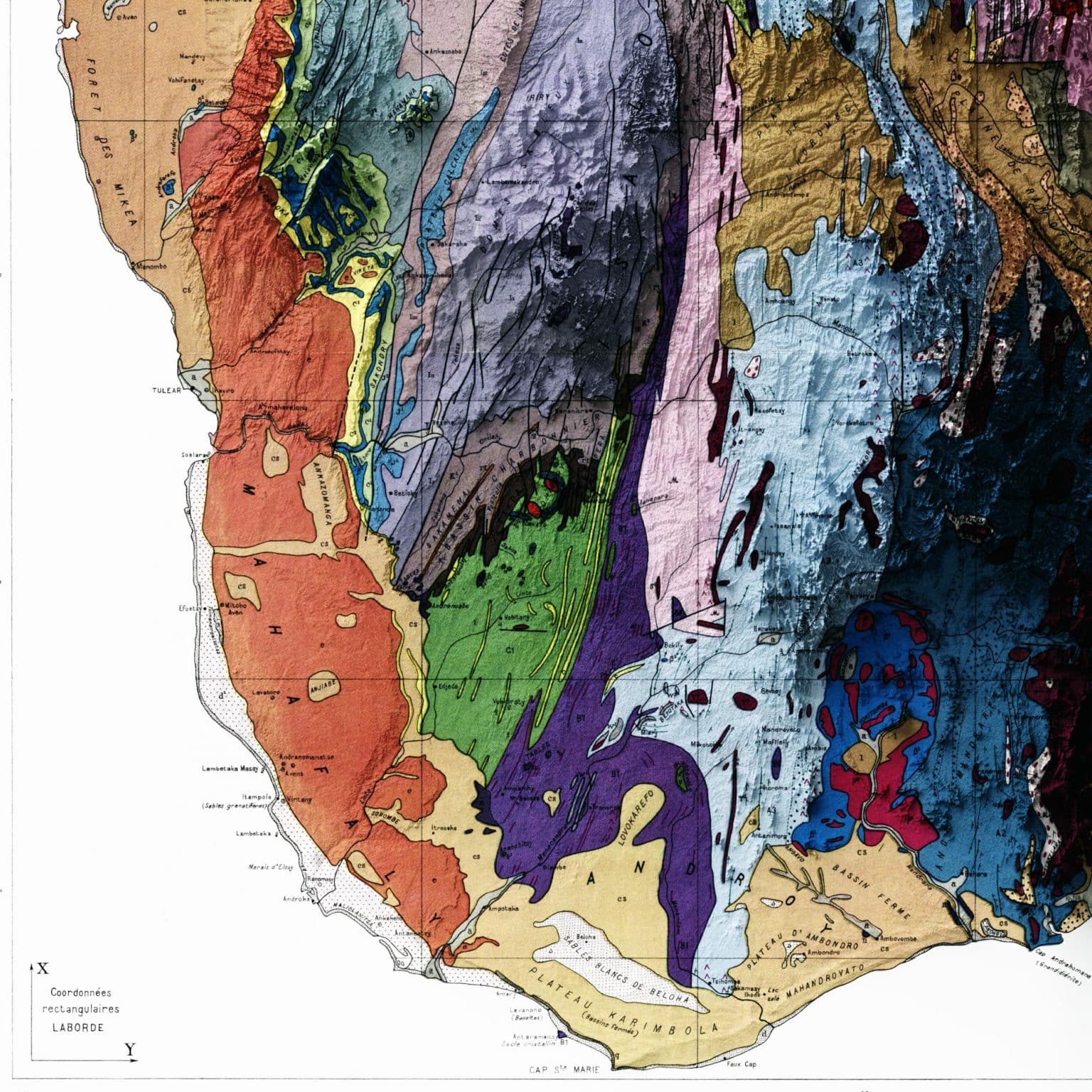 Madagascar Relief Map | Geoartmaps