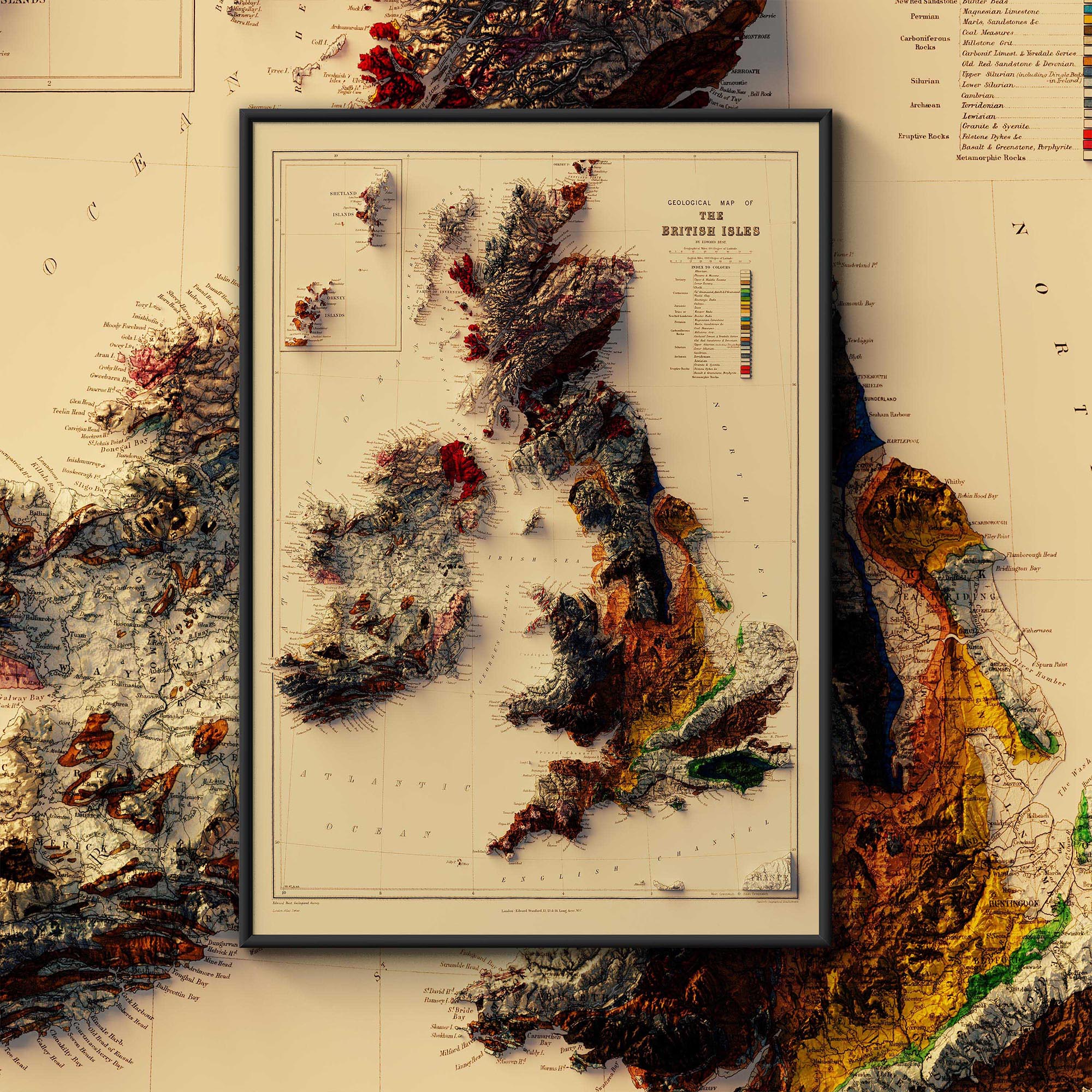 Relief Maps | Elevation Maps | Vintage Maps | Geoartmaps