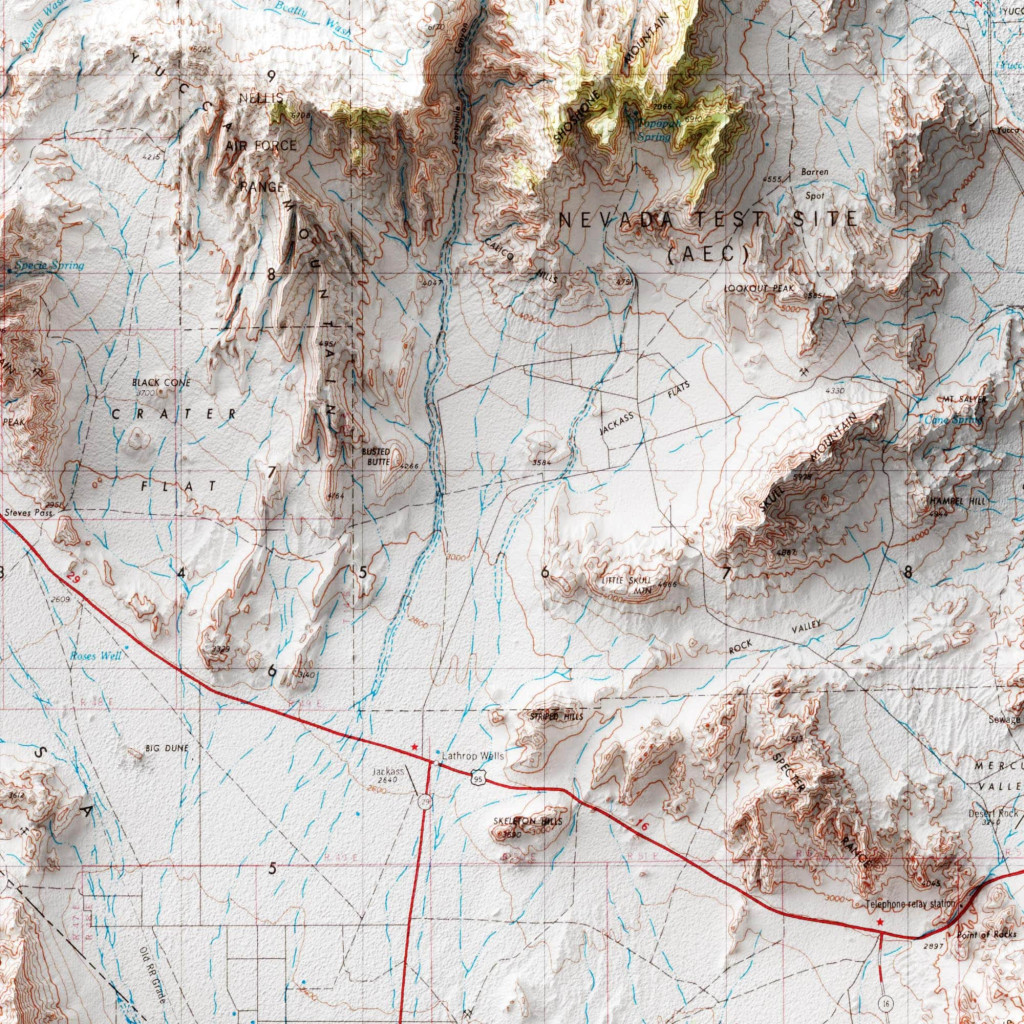 Topographic Map Death Valley at Susan Lebrun blog