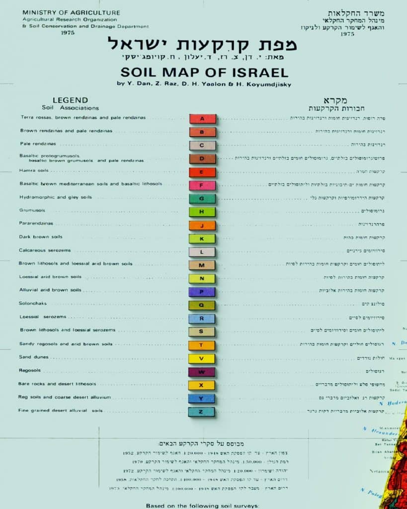 Israel Map 1975 | 3D Shaded Relief Map Of Israel |Geoartmaps