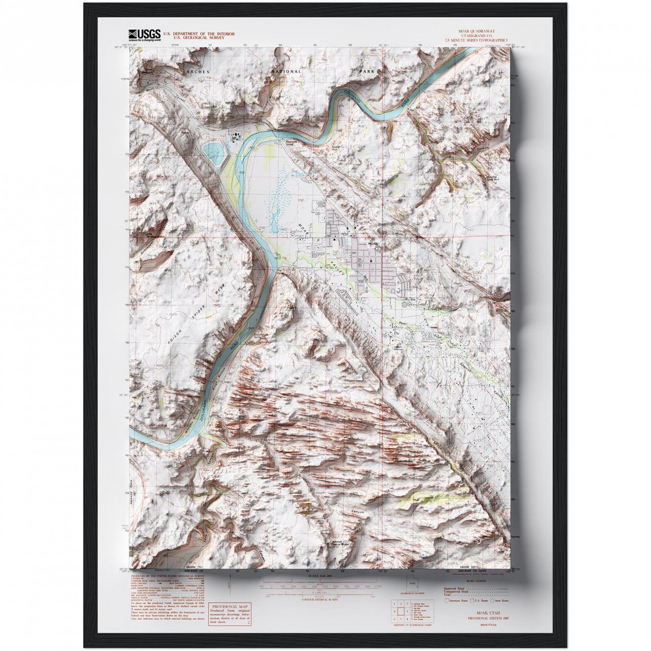 Utah Maps Posters | Utah Wall Maps | Geoartmaps