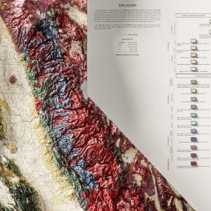 California Geologic Map | 3D Map California | Geoartmaps