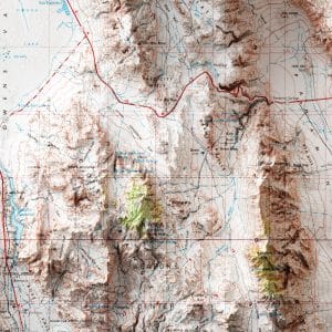 Death Valley National Park Map |Geoartmaps