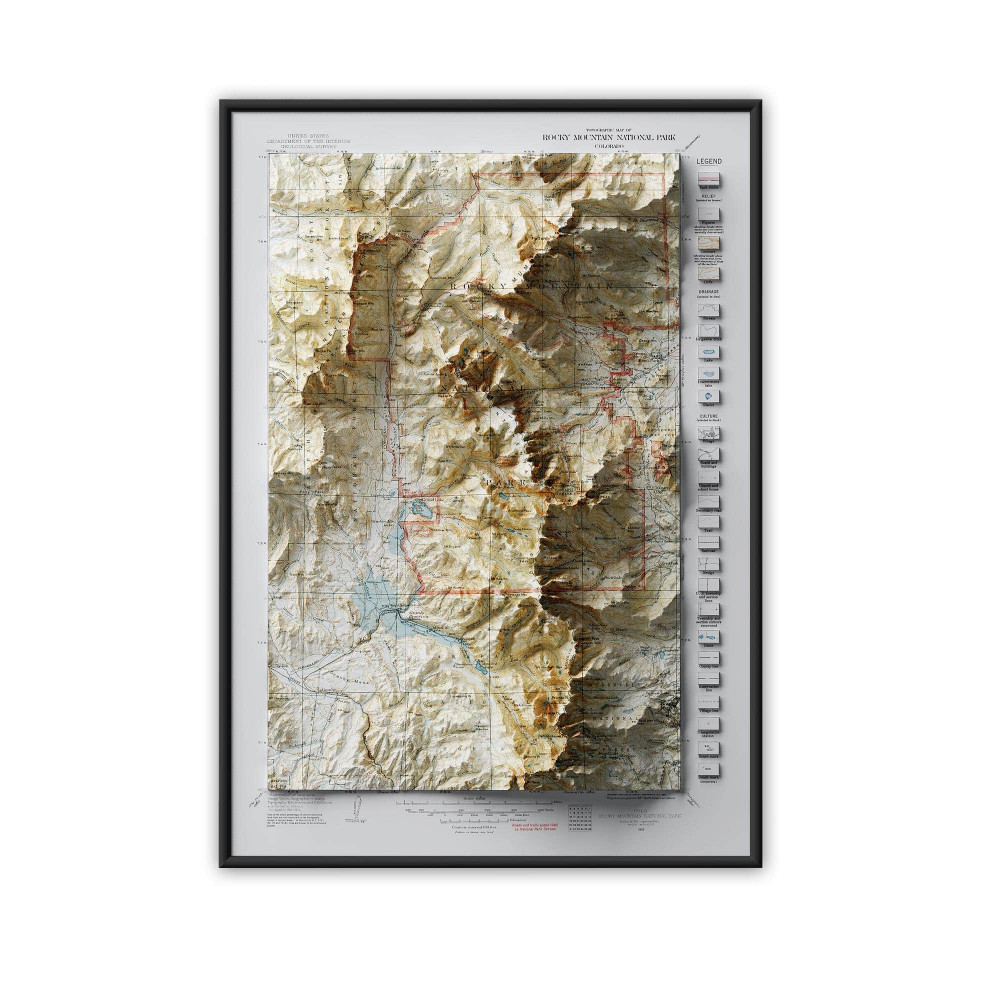 National Park Posters | Maps of US National Parks | Geoartmaps