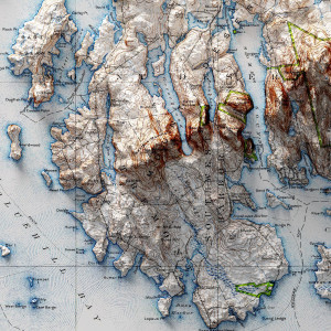 Acadia Topographic Map | Map Of Grand Canyon | Geoartmaps