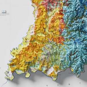 Indiana Geologic Map | 3D Indiana Map | Geoartmaps