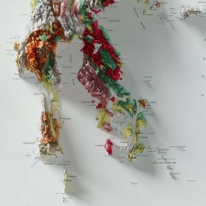 Indonesia Geological Map |3D Map Of Indonesia| Geoartmaps