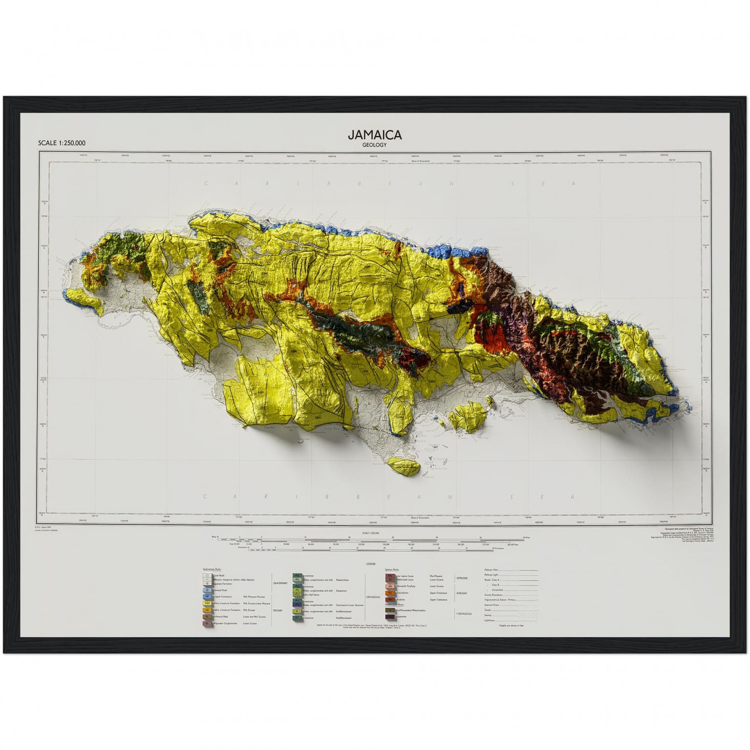 Indonesia Geological Map |3D Map Of Indonesia| Geoartmaps