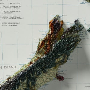 New Zealand Geological Map |3D Map New Zealand | Geoartmaps