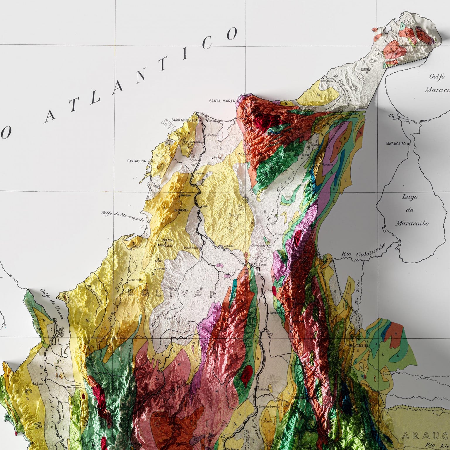 Colombia Map | 3D Map Of Colombia | Geoartmaps