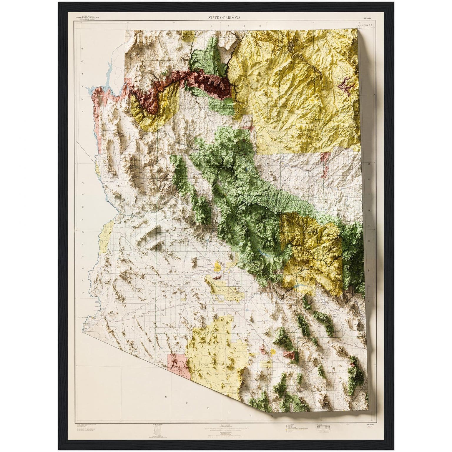 Arizona Geologic Map 1959-Geoartmaps