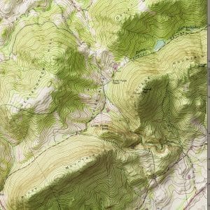 Blue Ridge Mountains Map | Shaded Relief Map | Geoartmaps