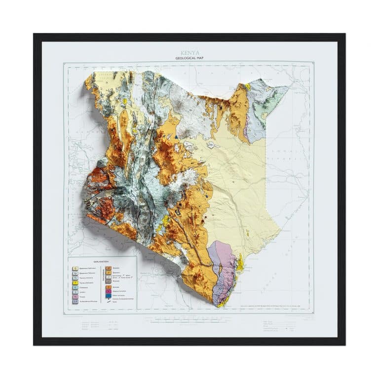 Malaysia Geological Map | 3D Malaya Map | Geoartmaps