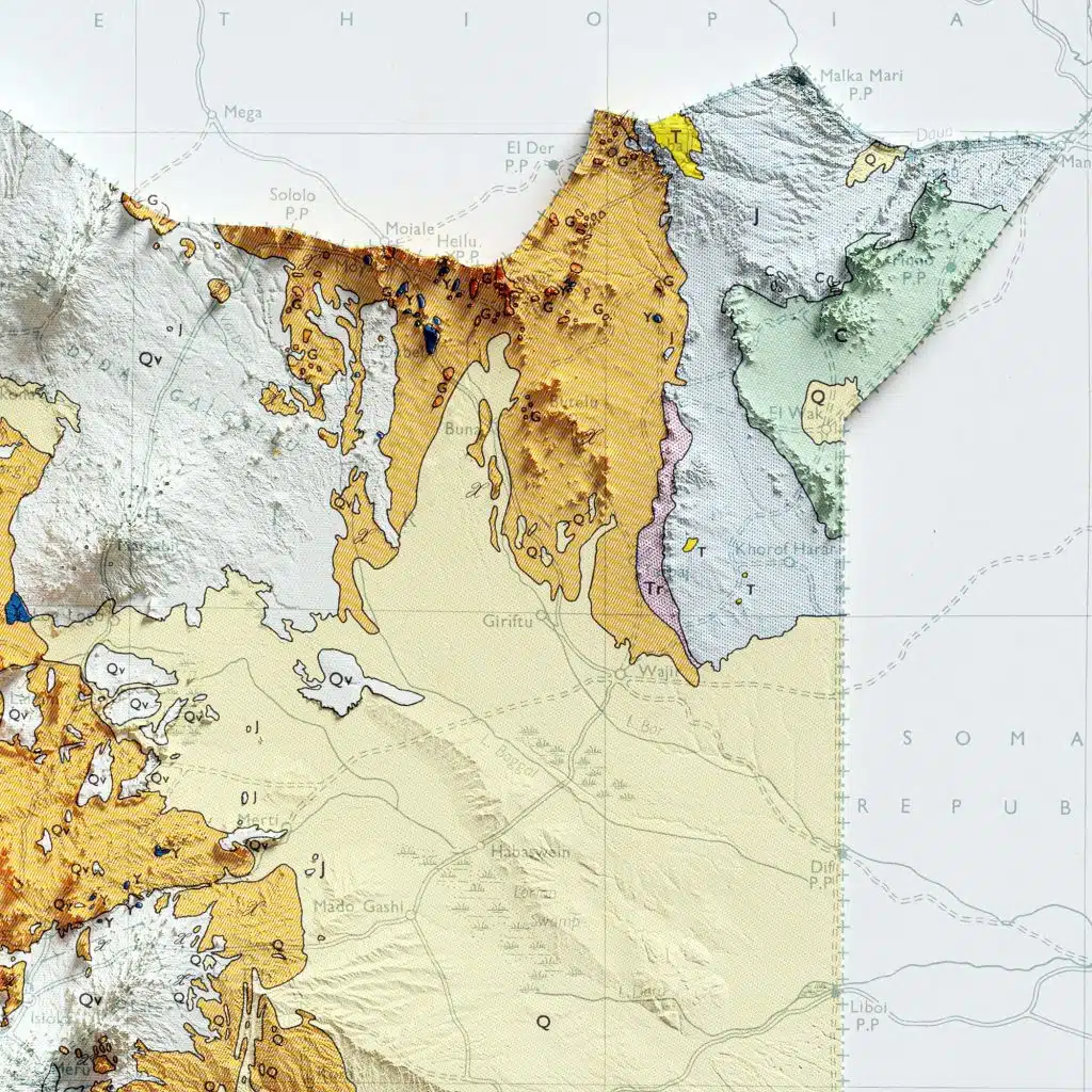 Kenya Map | 3D Map Of Kenya | Geoartmaps