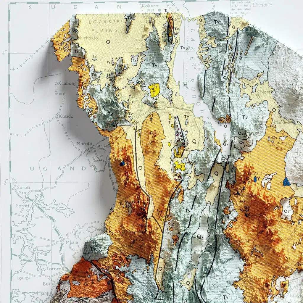 Kenya Map | 3D Map Of Kenya | Geoartmaps