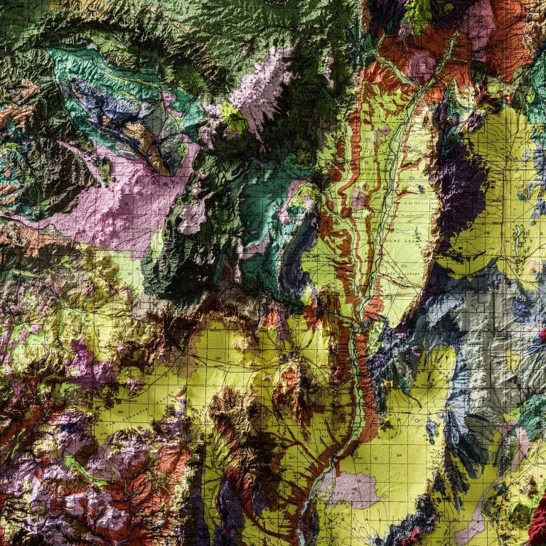 New Mexico Geologic Map 1965-Geoartmaps